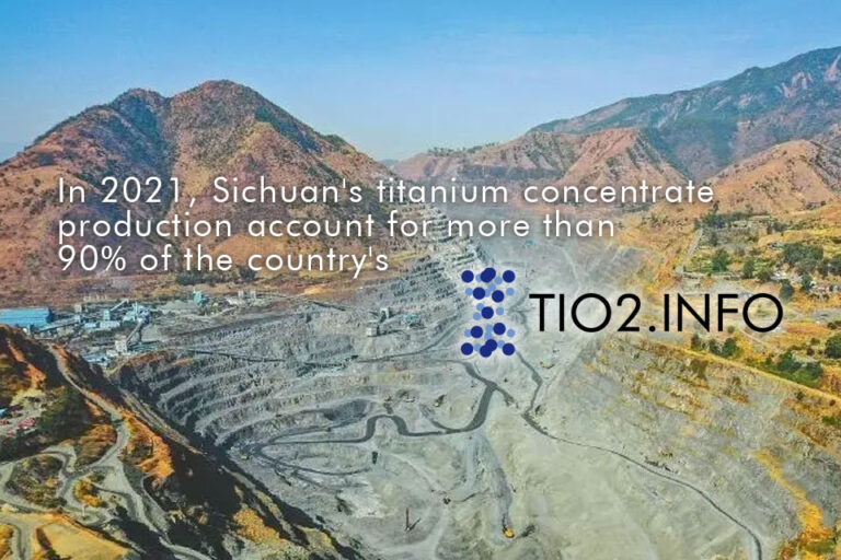 In 2021, Sichuan’s titanium concentrate production account for more ...